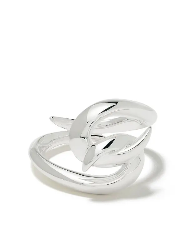 SHAUN LEANE Hook Ring - Silver
