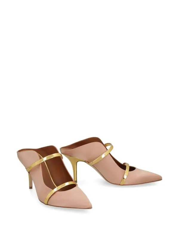 MALONE SOULIERS 70mm Maureen Mules - Neutrals