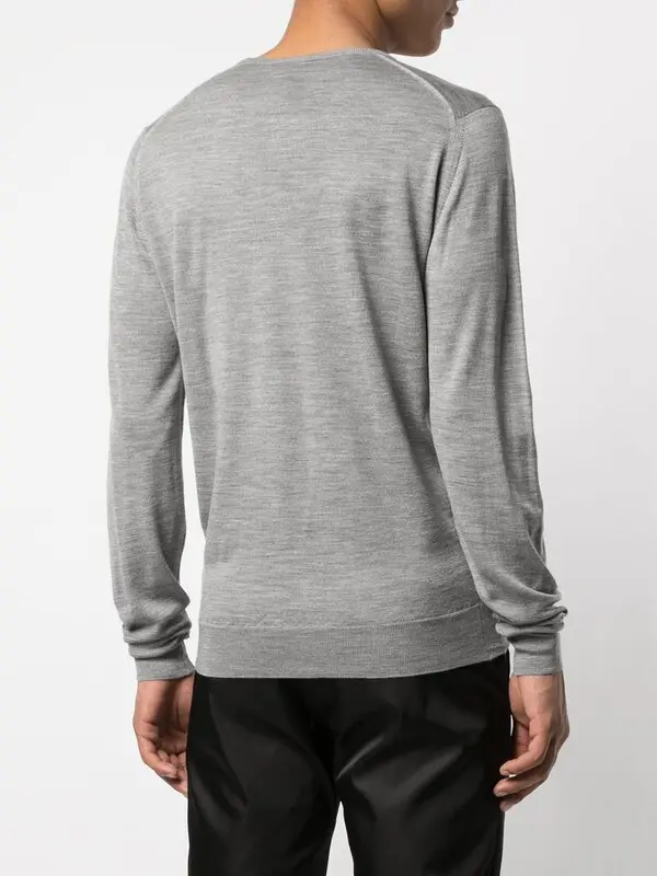 John Smedley Crew Neck Jumper - Grey