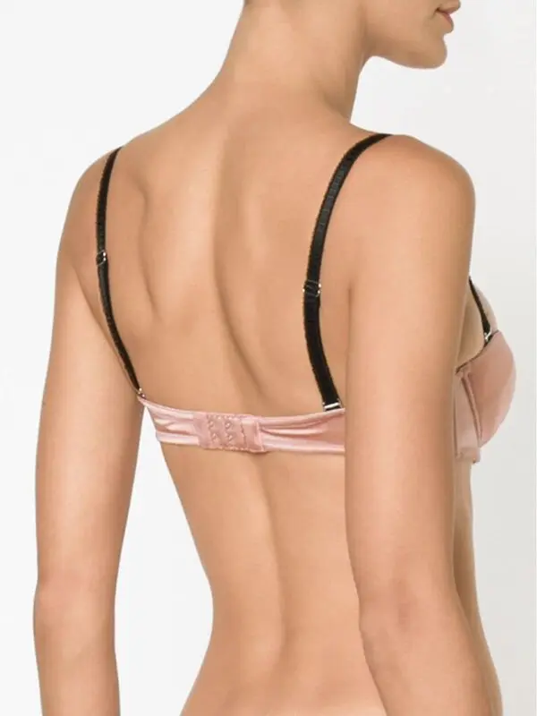 Fleur Du Mal Topstitch Convertible Bra - Pink