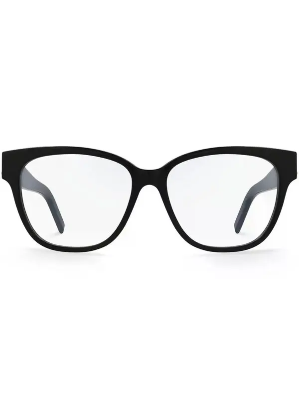 Saint Laurent Oval Shaped Glasses - Black