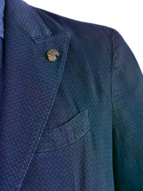 GABRIELE PASINI Classic Fitted Blazer - Blue