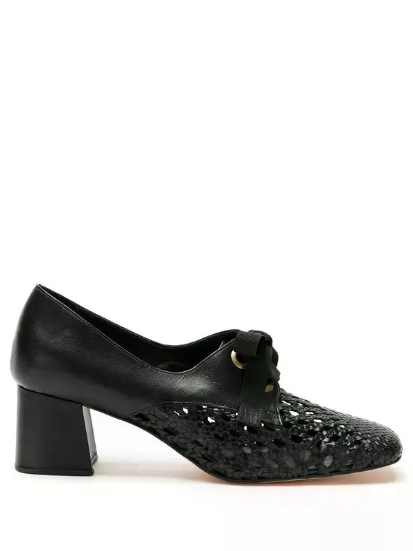 STUDIO CHOFAKIAN Romance Leather Pumps - Black