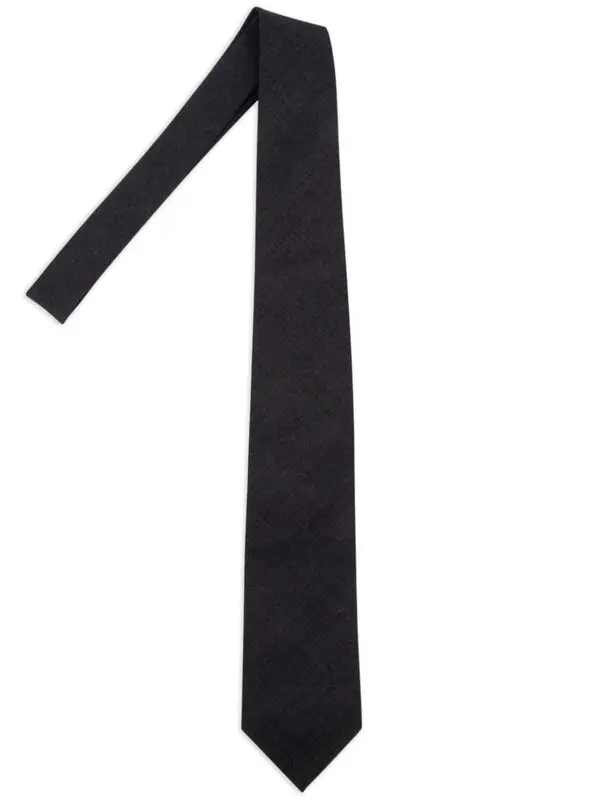 Brunello Cucinelli Textured Tie - Grey