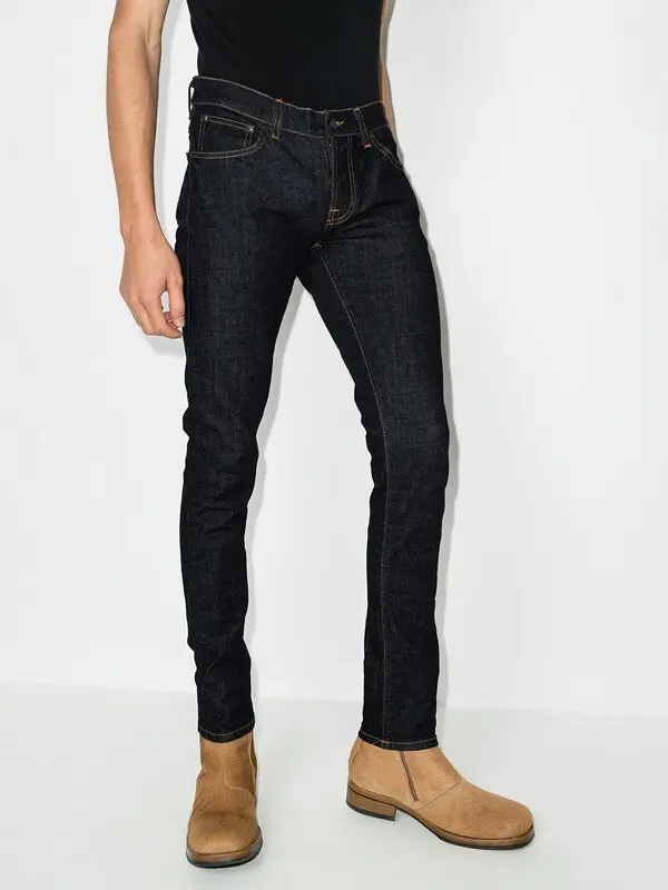 Nudie Jeans Tight Terry Skinny Jeans - Blue