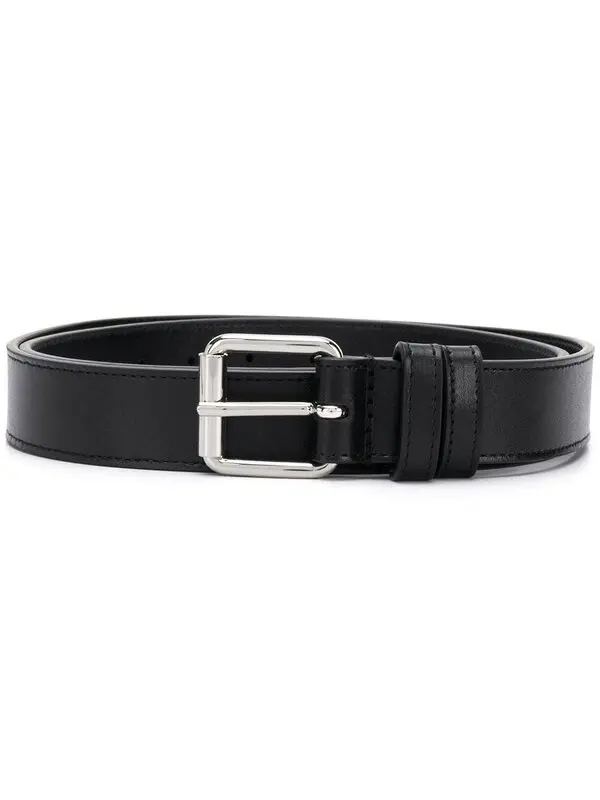 Comme Des Garçons Buckle Fastening Belt - Black