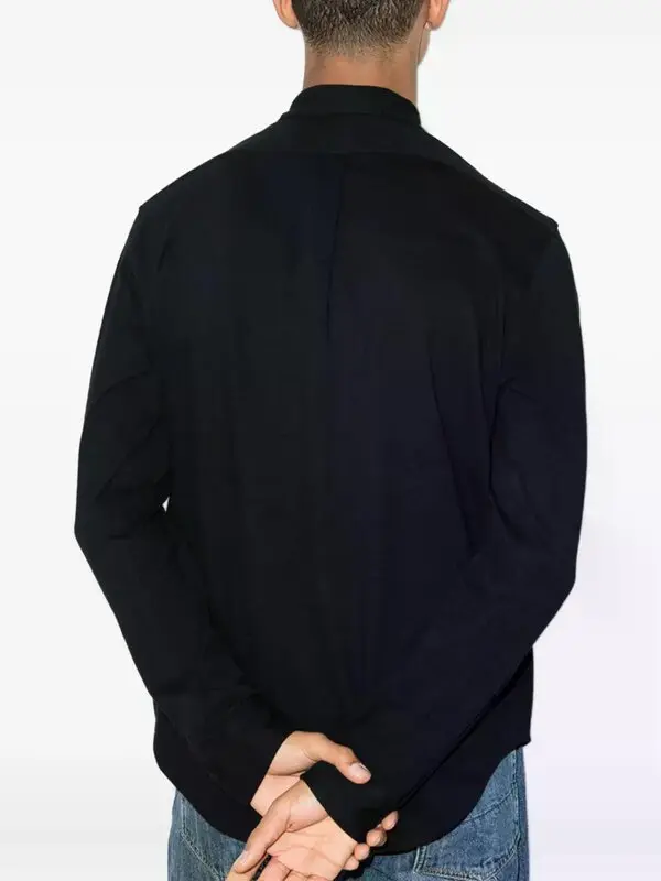 Polo Ralph Lauren Logo Embroidered Button-down Shirt - Black