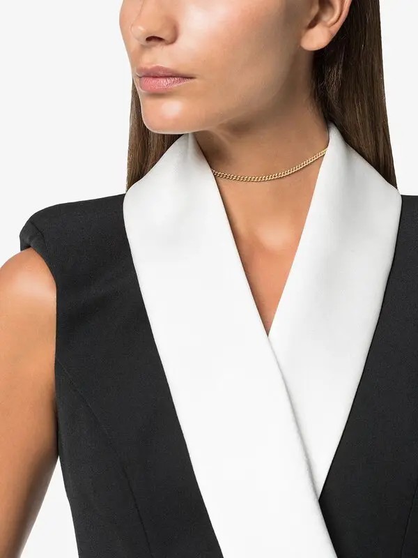 Shay 18k Baby Link Pavé Diamond Choker - Gold