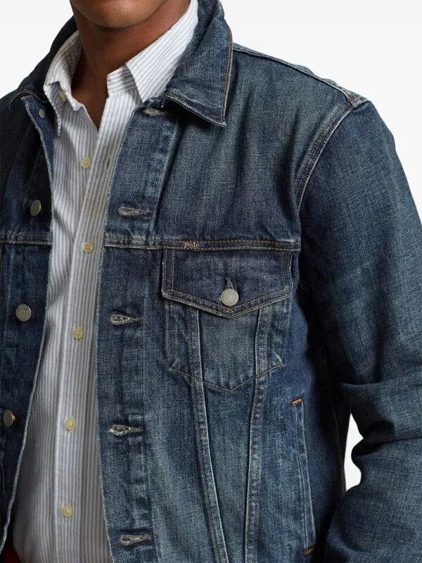 Polo Ralph Lauren Classic-collar Denim Jacket - Blue