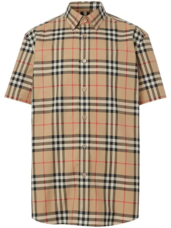 Burberry Check Short-sleeve Shirt