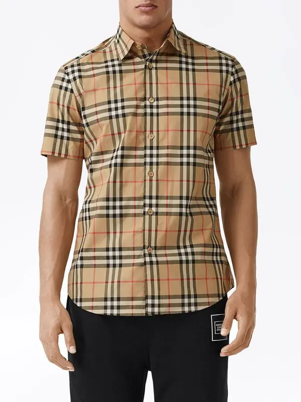 Burberry Check Short-sleeve Shirt