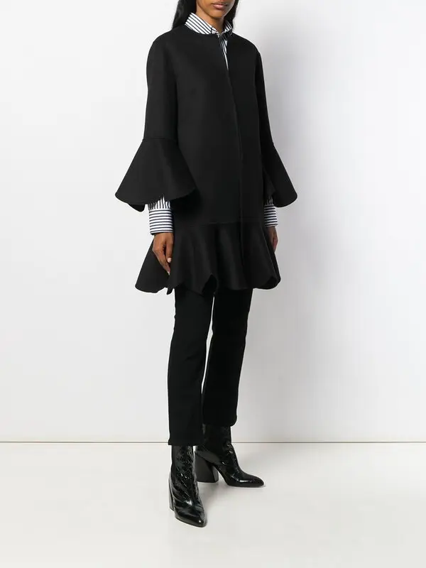 Valentino Garavani Flared Scalloped Coat
