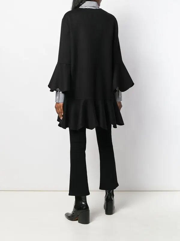 Valentino Garavani Flared Scalloped Coat