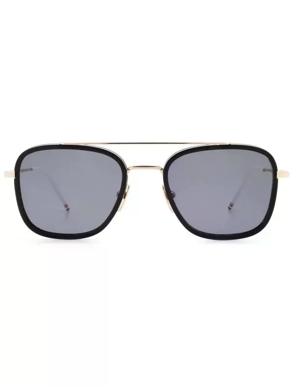 Thom Browne Square Frame Sunglasses - Black
