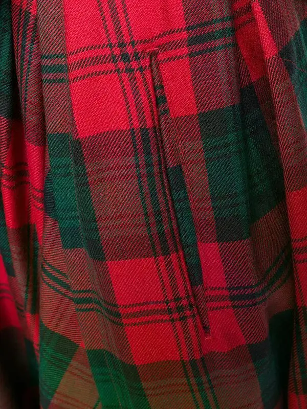 Comme Des Garçons Tartan Drop-crotch Trousers