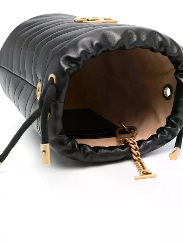 Gucci Mini Gg Marmont Bucket Bag - Black
