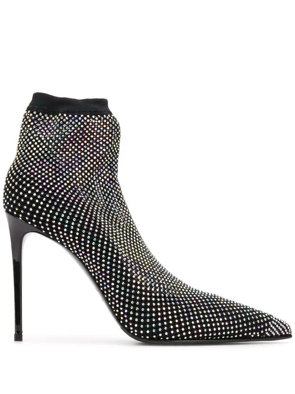 LE SILLA Gilda Crystal Sock Pumps