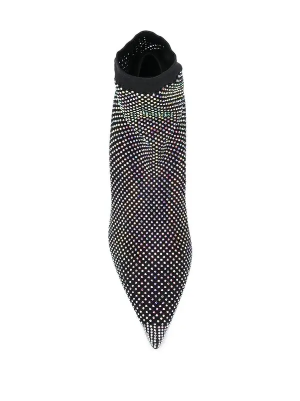 LE SILLA Gilda Crystal Sock Pumps