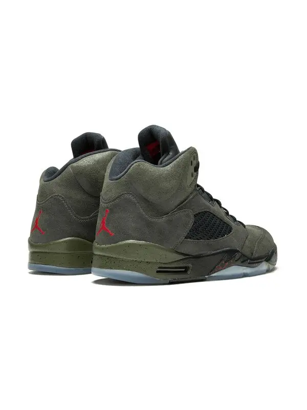 JORDAN Air 5 Retro Fear Pack Sneakers - Green