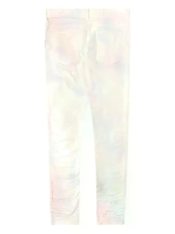 John Elliott Creased Stretch Cotton Jeans