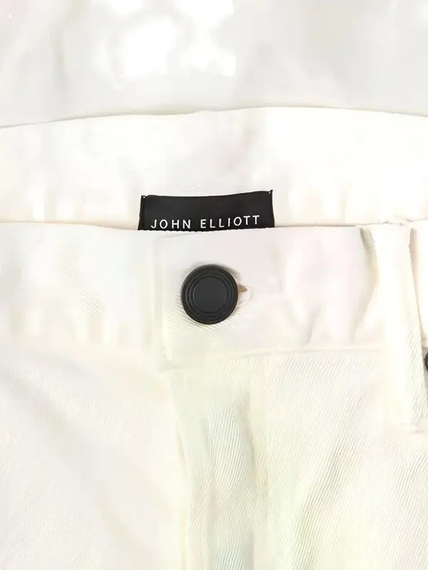 John Elliott Creased Stretch Cotton Jeans