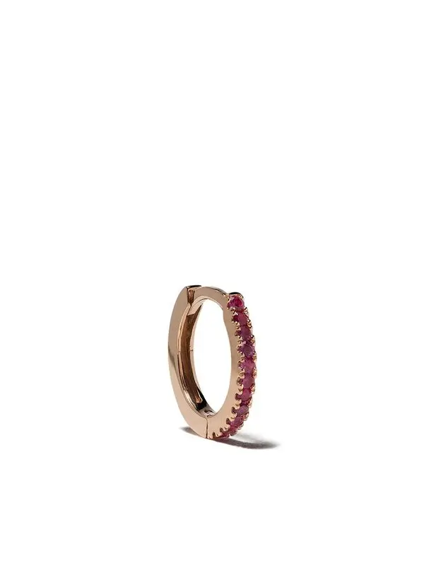 WE BY WHITEBIRD Margot Medium Single Hoop Earring - Pink