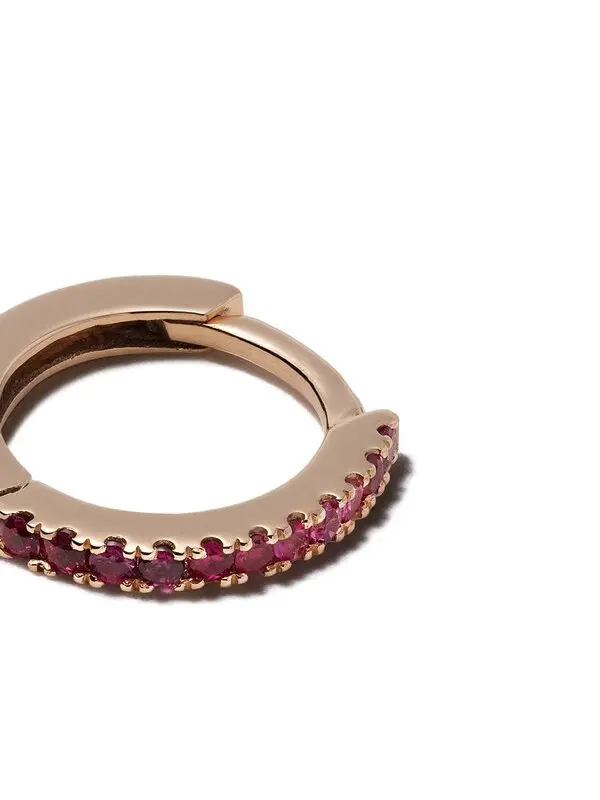 WE BY WHITEBIRD Margot Medium Single Hoop Earring - Pink