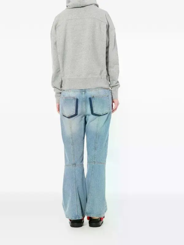 Alexander McQueen Flared Leg Jeans - Blue