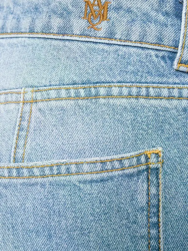 Alexander McQueen Flared Leg Jeans - Blue
