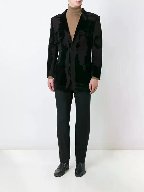 JEAN PAUL GAULTIER Burned Out Velvet Jacket