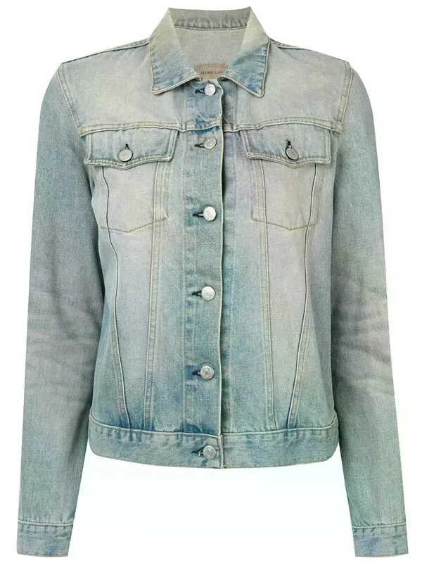 Helmut Lang Stonewashed Denim Jacket - Blue