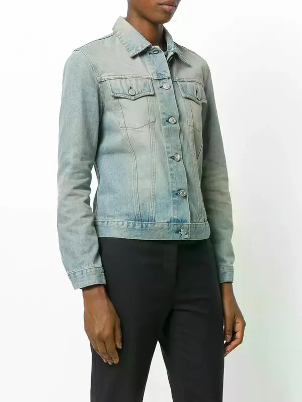 Helmut Lang Stonewashed Denim Jacket - Blue