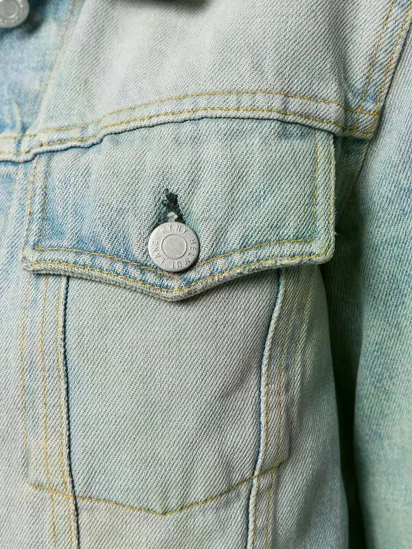 Helmut Lang Stonewashed Denim Jacket - Blue