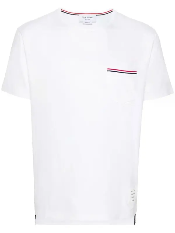 Thom Browne Rwb-stripe Cotton T-shirt