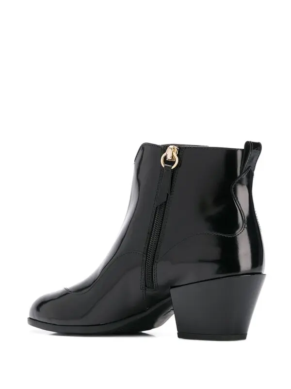 Hogan Zip Up Ankle Boots