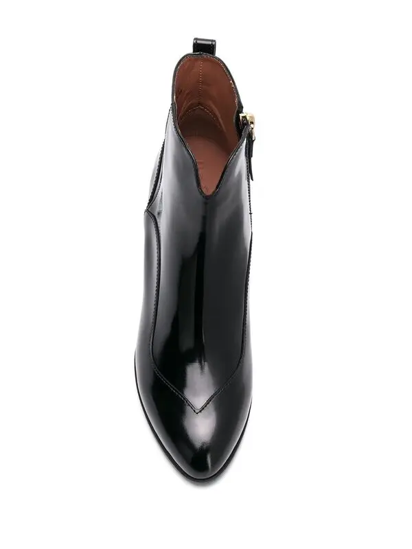 Hogan Zip Up Ankle Boots