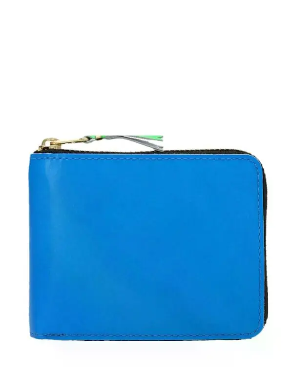 Comme Des Garçons Leather Wallet - Blue