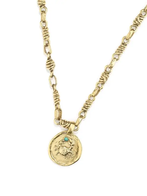 GOOSSENS Talisman Cancer Medallion Necklace