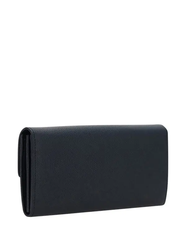 FERRAGAMO Gancini Continental Wallet - Black