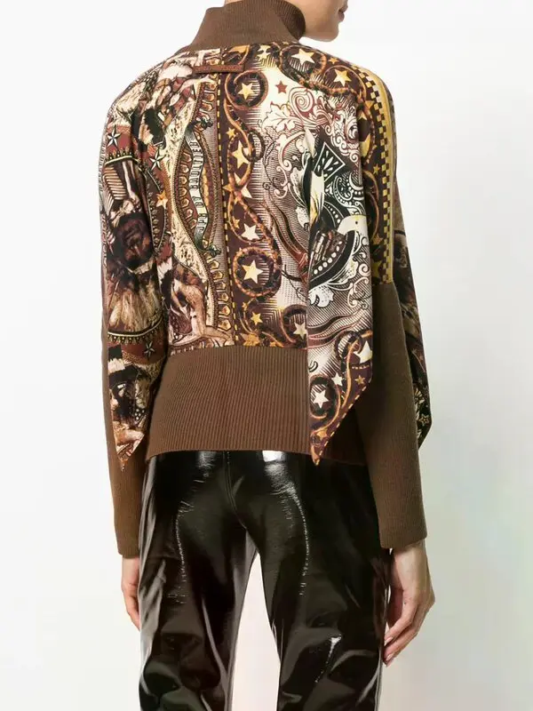 JEAN PAUL GAULTIER Printed Ribbed Jacket
