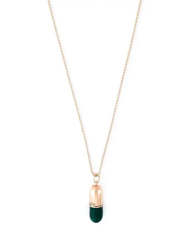 TRUE ROCKS Large Pill Pendant Necklace