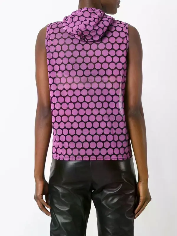 WALTER VAN BEIRENDONCK Hooded Sheer Top