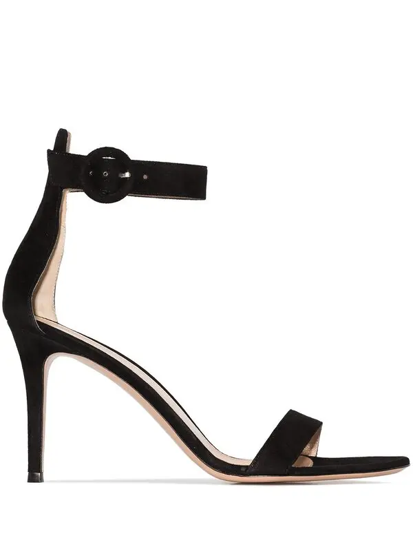 GIANVITO ROSSI Portofino 85mm Sandals - Black