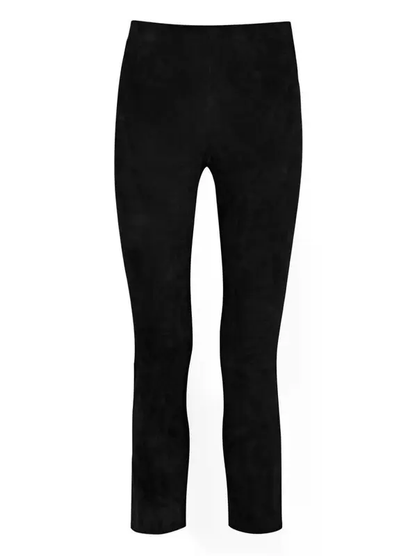 Vince Leather Cropped Trousers
