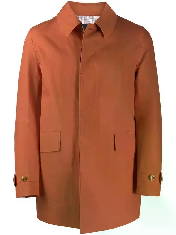 Comme Des Garçons Boxy Buttoned Jacket - Orange