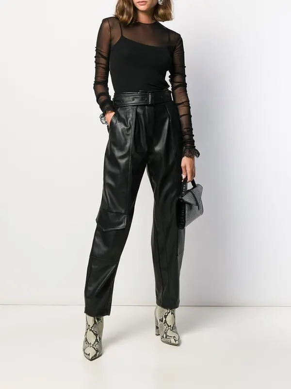 Philosophy Di Lorenzo Serafini Sheer Long-sleeved Top