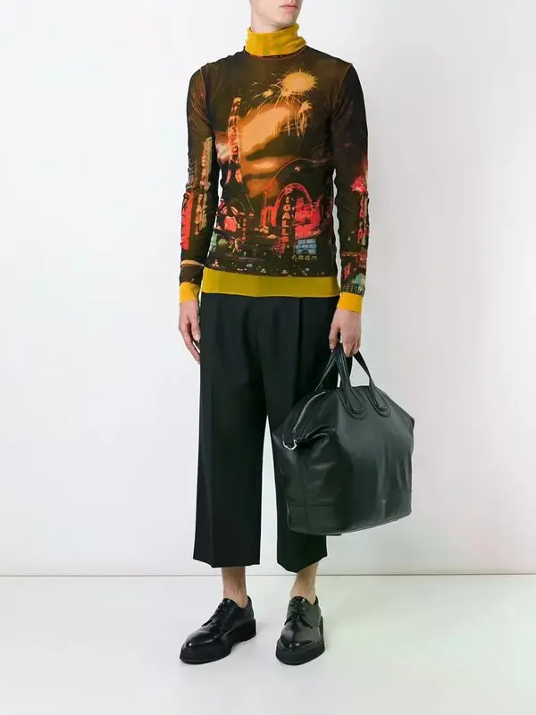 JEAN PAUL GAULTIER Paris Print Top