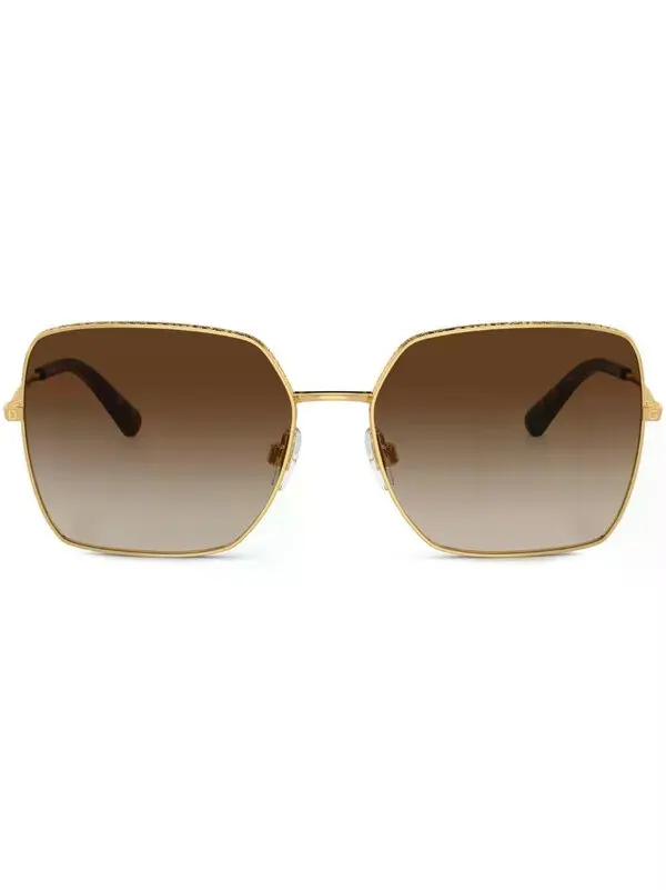 Dolce & Gabbana Square-frame Sunglasses - Gold