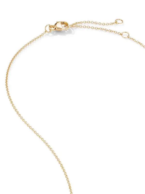 David Yurman 18kt Yellow Cable Collectibles Heart Diamond Necklace - Gold
