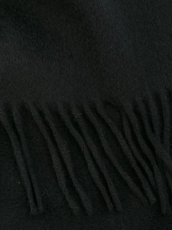 N.peal Large Woven Scarf - Black